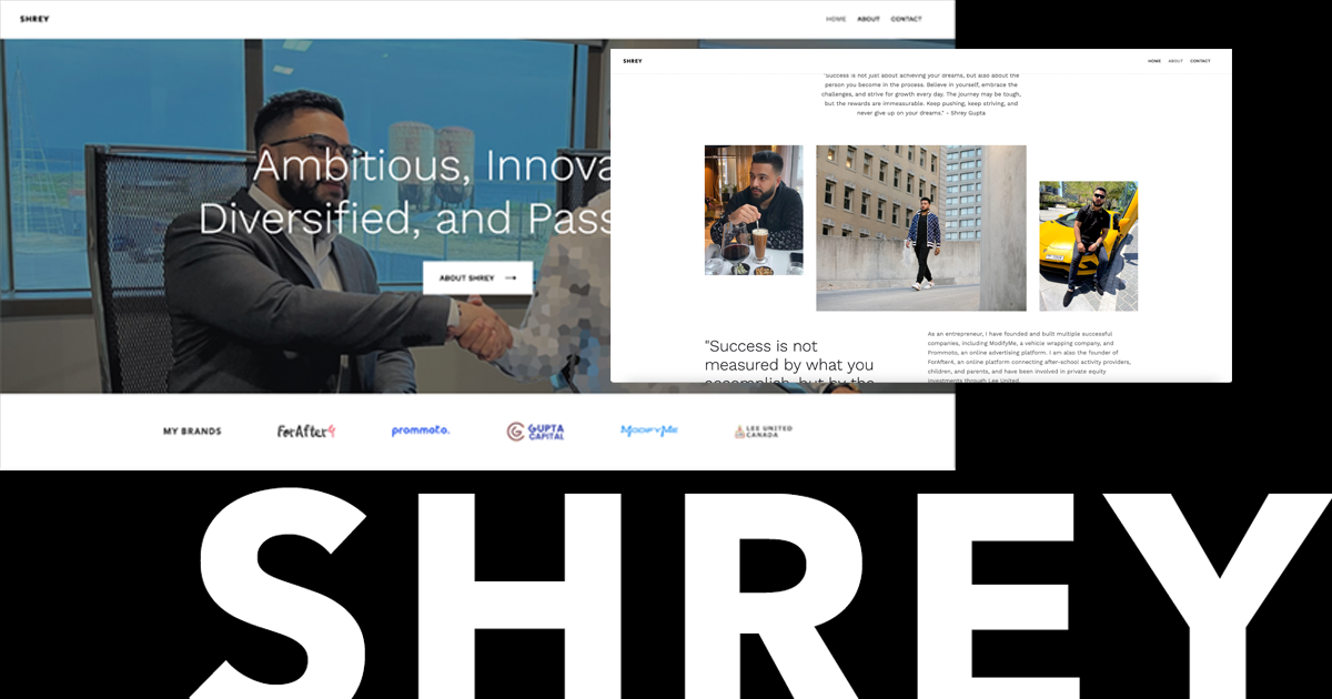 Shrey Gupta - Home Shrey Gupta - Home